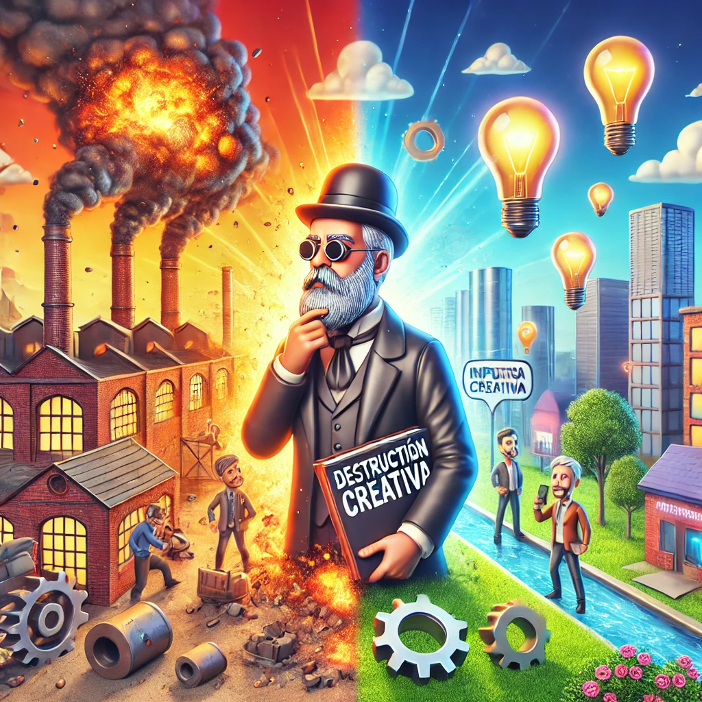 Teoría de la Destrucción Creativa de Schumpeter