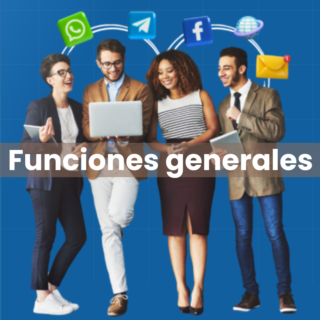Funciones generales de chatia.app CRM multicanal